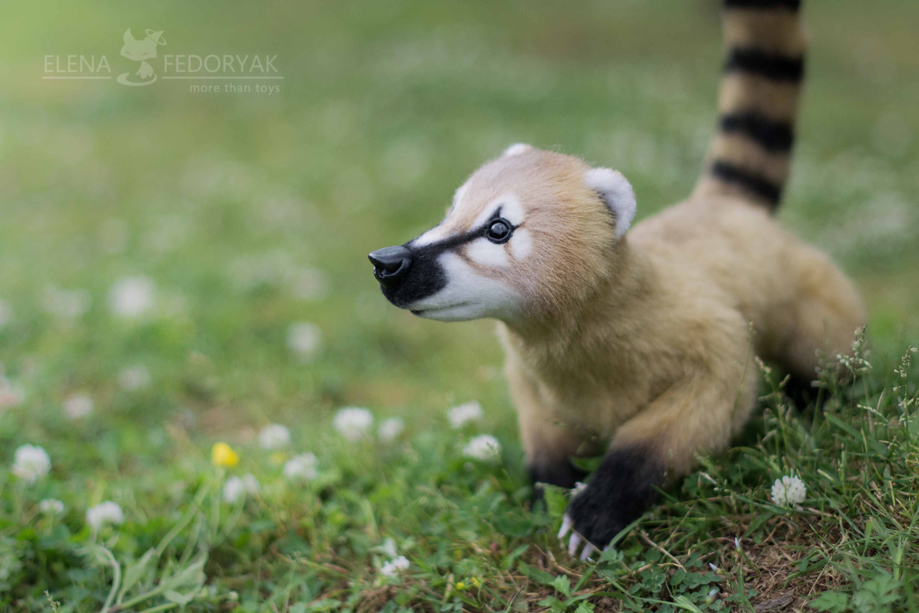 Baby Coati Realistic Poseable Toy - Etsy