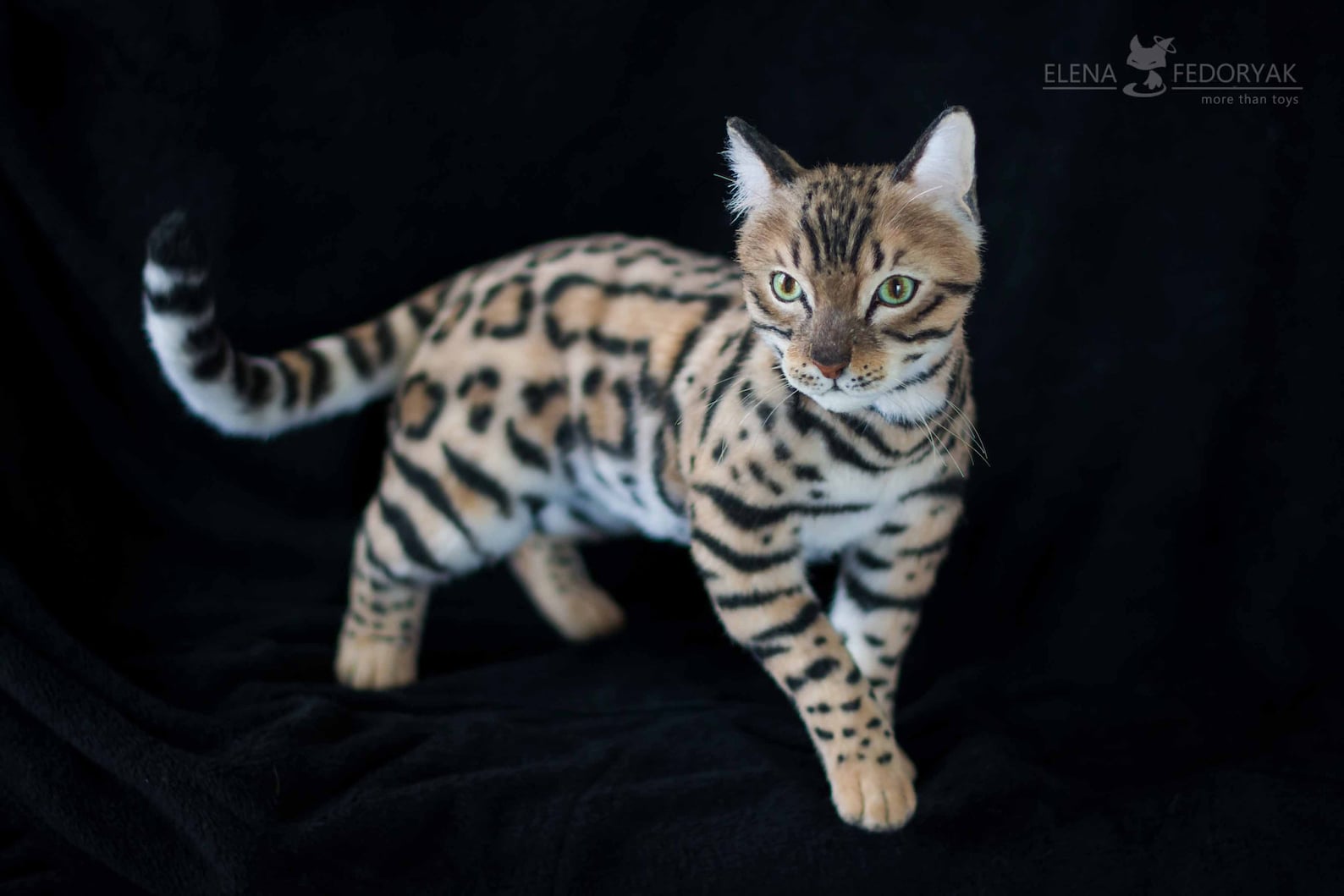 Bengalcat - Realistic Life Size Cat. OOAK Artist Handmade Collectible ...