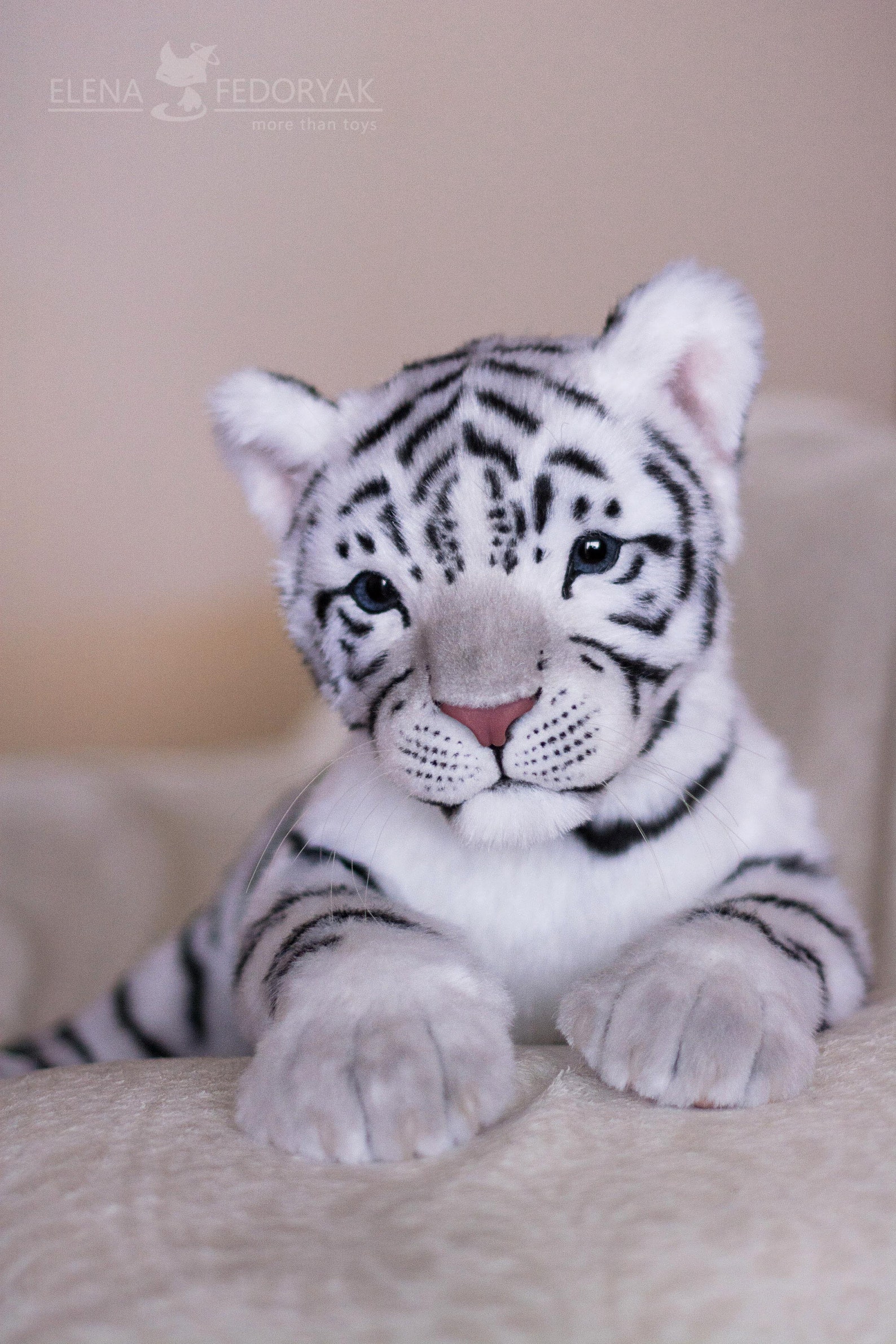 Tiger Cub Sky. Realistic Life Size Toy. OOAK Artist Handmade ...