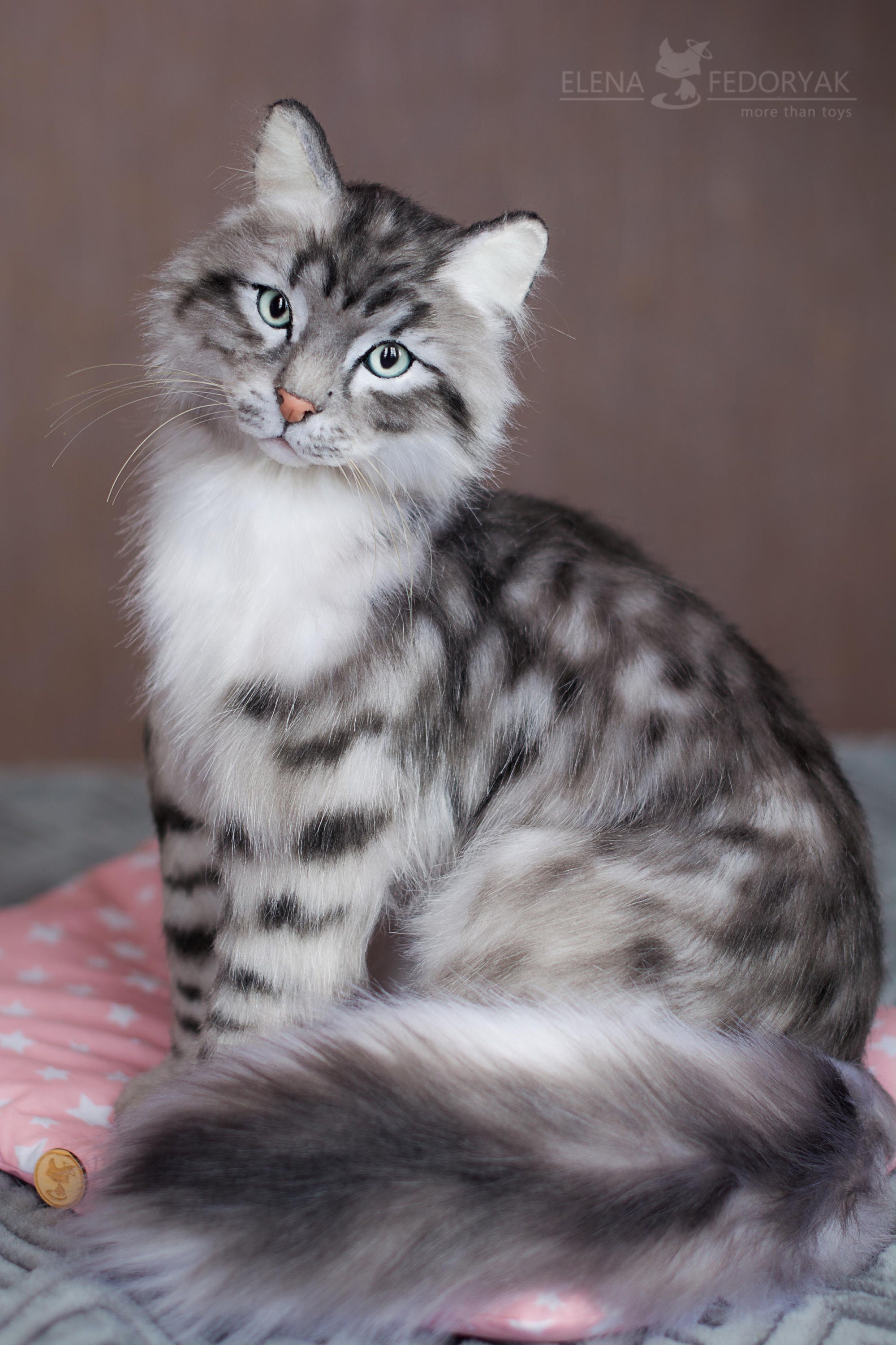 Stefania - Realistic Life Size Cat (MADE to ORDER / Shown as an Example ...