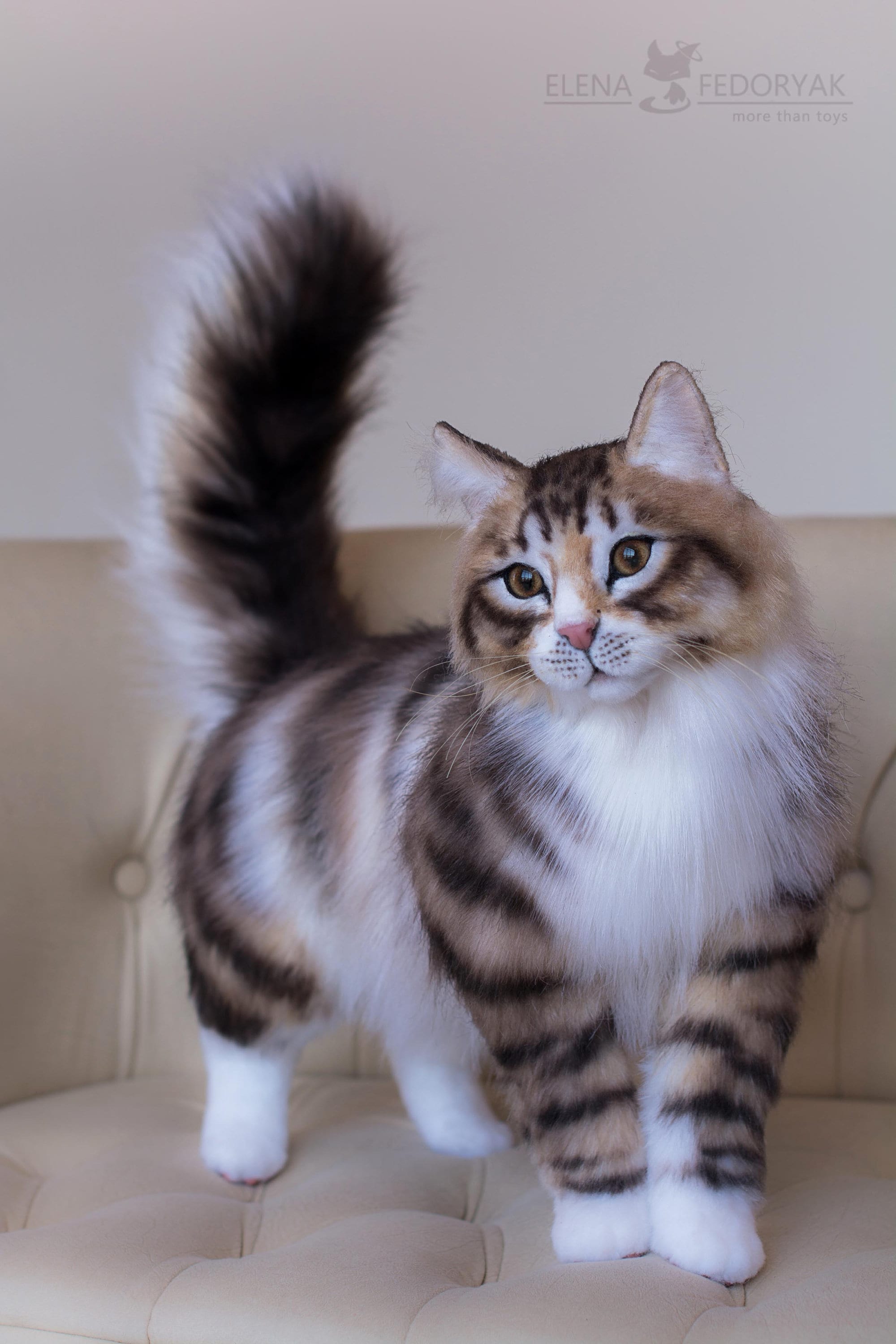 Solomiya - Realistic Life Size Cat (MADE to ORDER / Shown as an Example) - Etsy UK