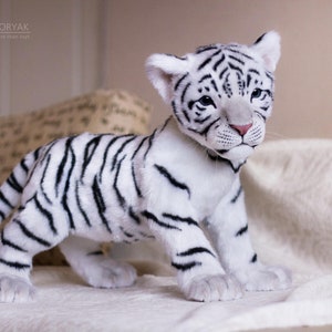 Tiger Cub Sky. Realistic Life Size Toy. OOAK Artist Handmade ...