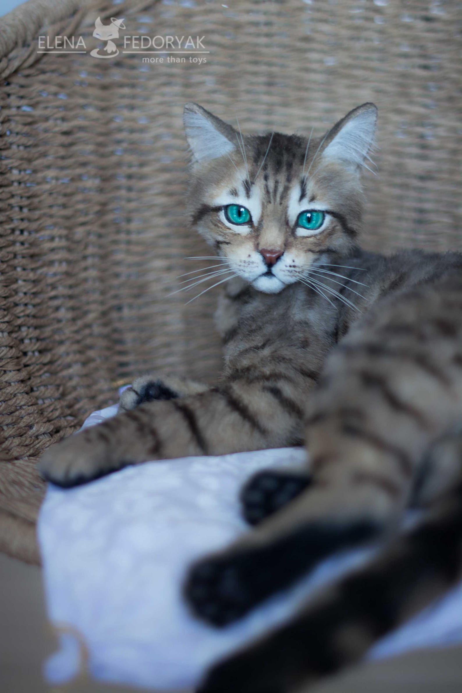 Bengalcat - Realistic Life Size Cat Leona. OOAK Artist Handmade ...