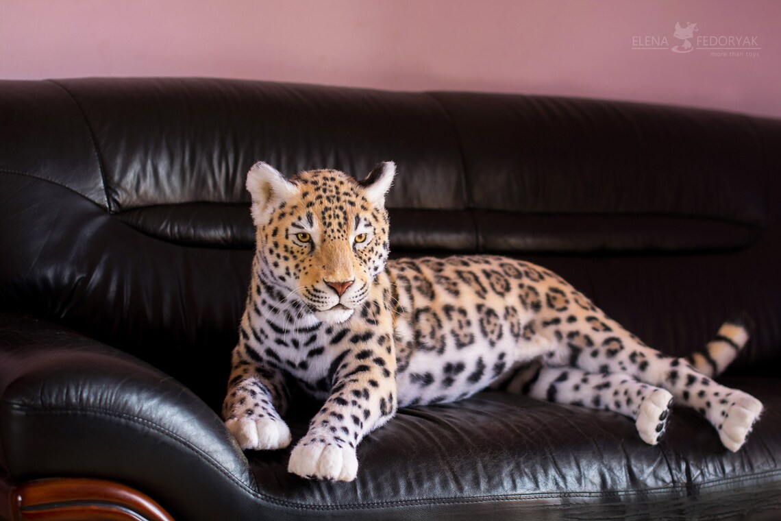 Jaguar Blaze Realistic Toy Faux Taxidermy. OOAK Artist - Etsy