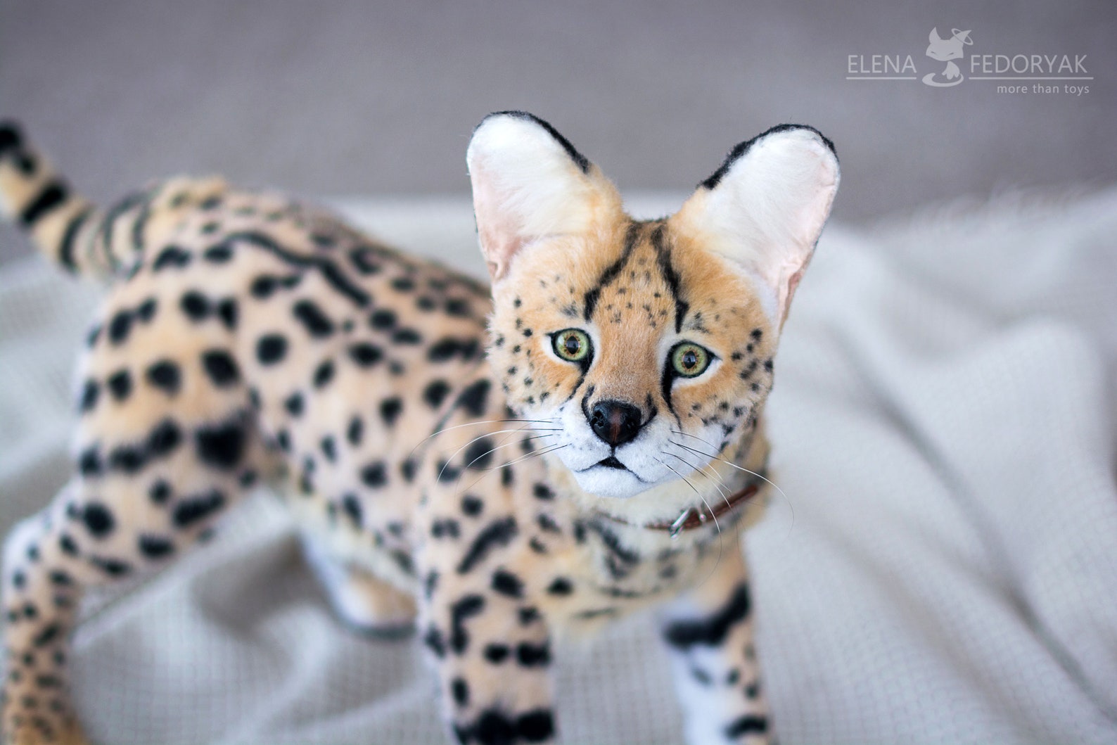 Serval Lifesize Realistic Toy. OOAK Artist Handmade | Etsy