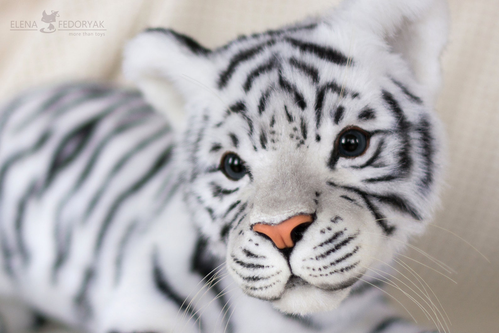 Tiger Cloud Realistic Toy. OOAK Artist Handmade Collectible - Etsy