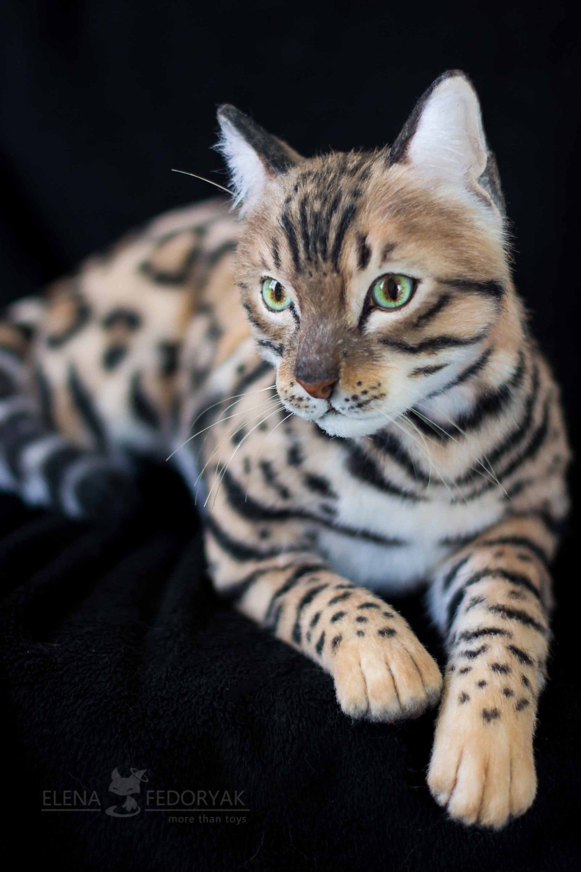 Bengalcat - Realistic Life Size Cat. OOAK Artist Handmade Collectible ...
