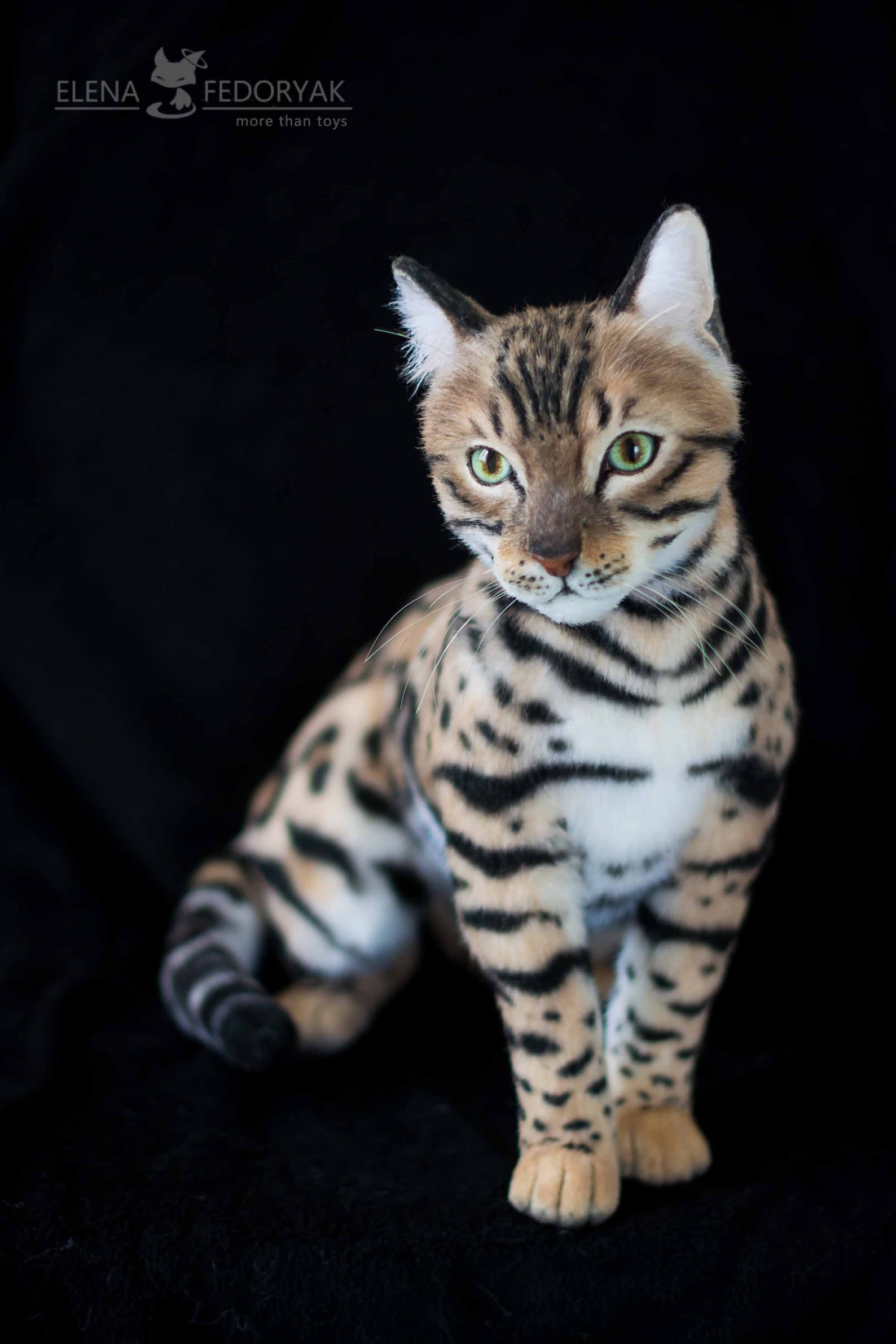 Bengalcat - Realistic Life Size Cat. OOAK Artist Handmade Collectible ...