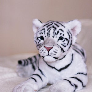 Tiger Cub Sky. Realistic Life Size Toy. OOAK Artist Handmade ...