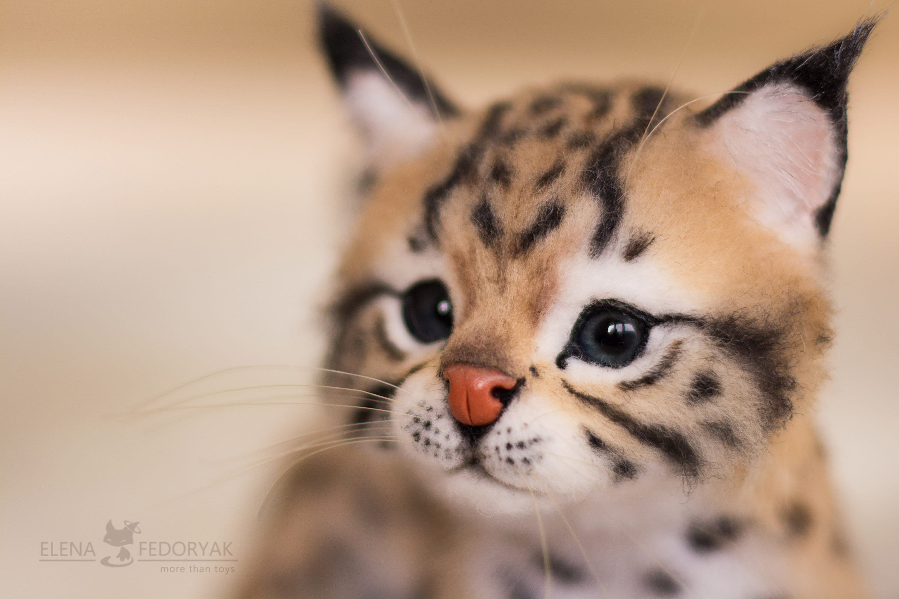 Lynx Kitten Lifesize Plush Toy. OOAK Artist Handmade | Etsy