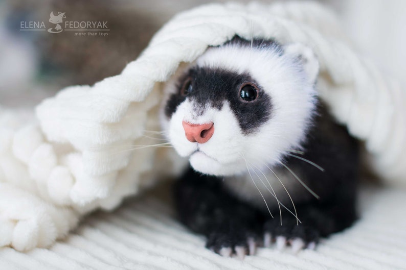 Ferret Realistic Poseable Toy MADE to ORDER - Etsy