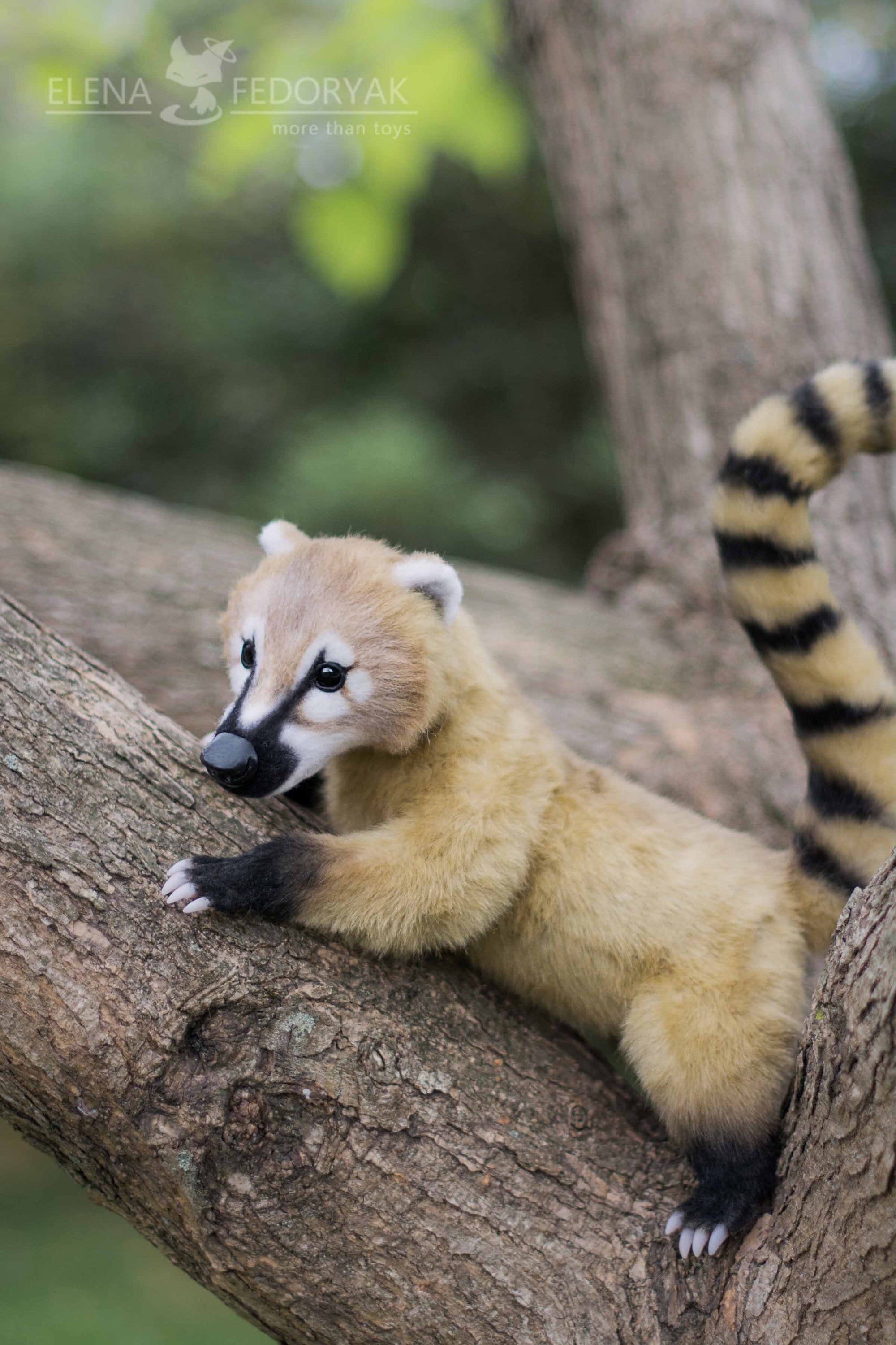 Baby Coati Realistic Poseable Toy - Etsy
