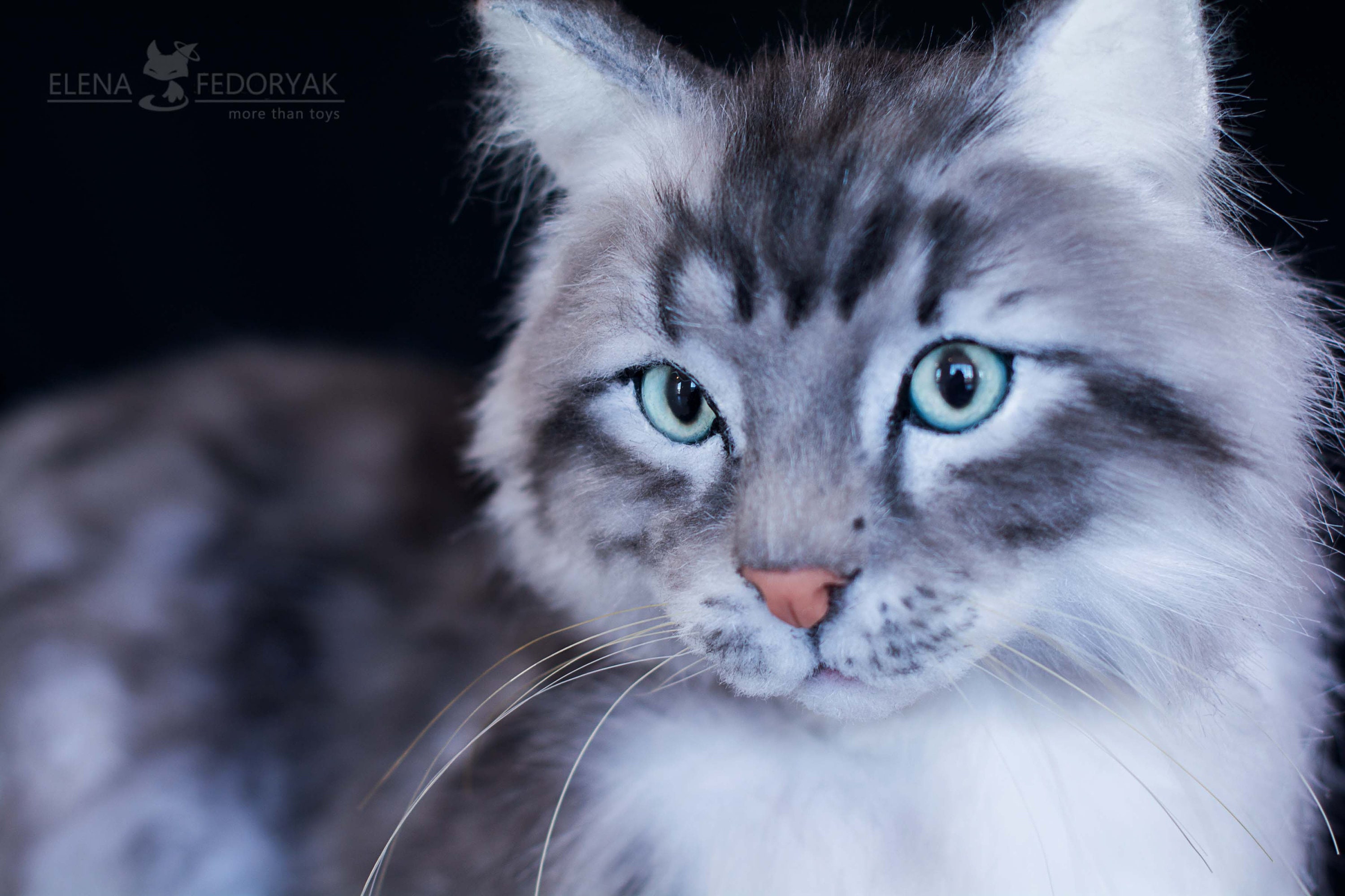 Stefania - Realistic Life Size Cat (MADE to ORDER / Shown as an Example ...
