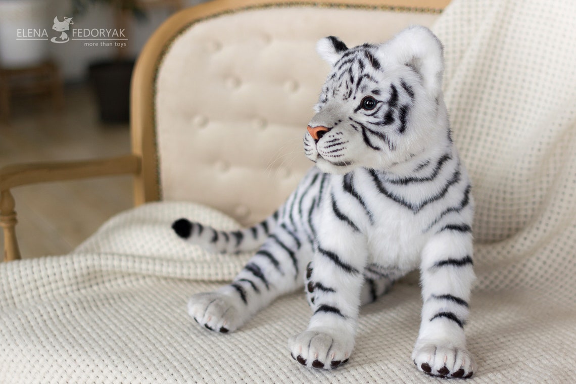 Tiger Cloud Realistic Toy. OOAK Artist Handmade Collectible - Etsy