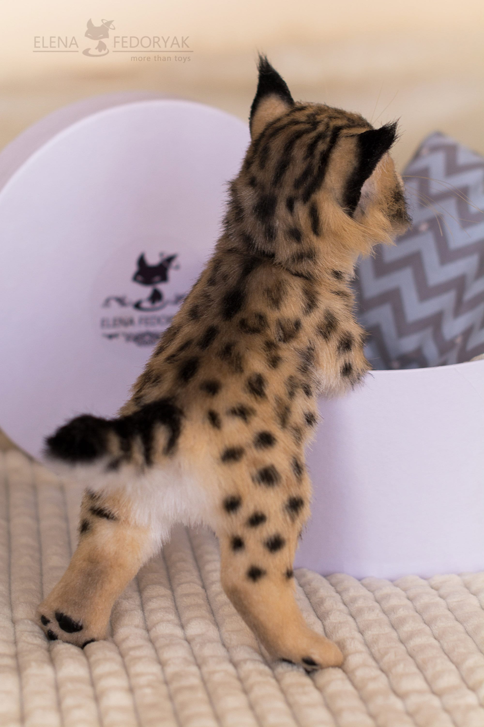 Lynx Kitten Lifesize Plush Toy. OOAK Artist Handmade | Etsy