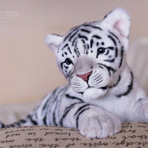 Tiger Cub Sky. Realistic Life Size Toy. OOAK Artist Handmade ...