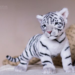 Tiger Cub Sky. Realistic Life Size Toy. OOAK Artist Handmade ...