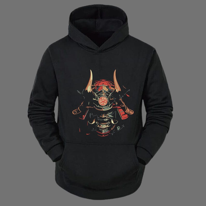 Samurai Embroidery Design, Japanese Samurai Mask Machine Embroidery ...