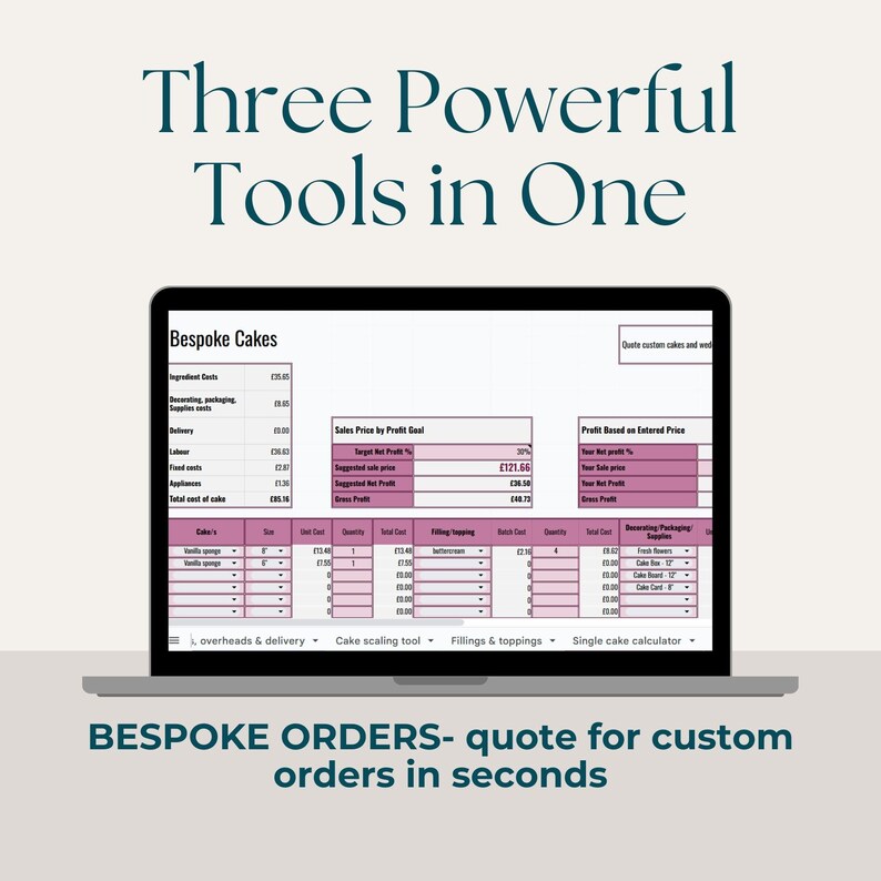 Take Control of Pricing in Your Baking Business, With Our Easy-to-use ...
