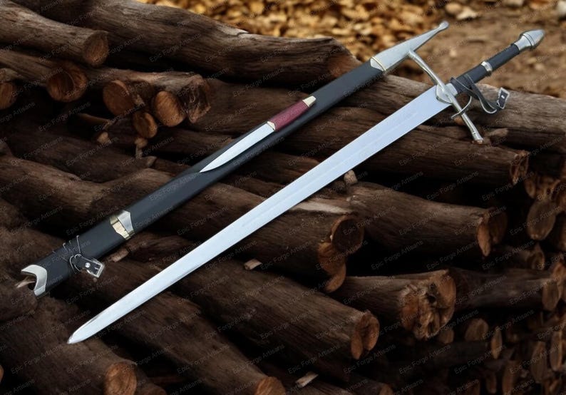 Ranger Sword of Strider the Movie Sword, Movie Inspire Sword With ...
