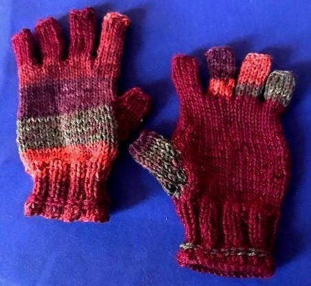 Fingerless/half Finger Gloves for Texting Driving Computer - Etsy