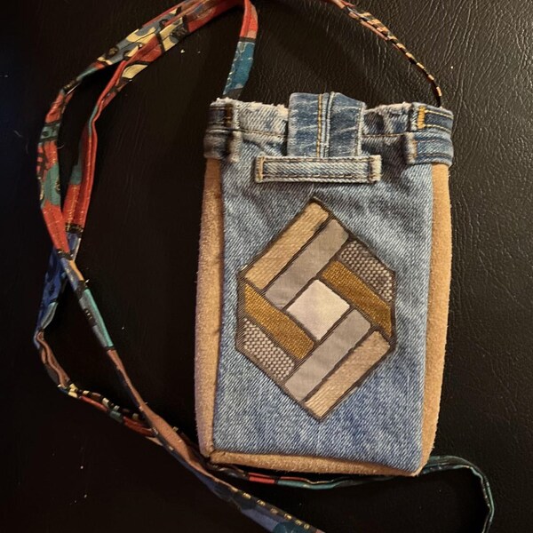 Recycled Denim Tablet Cover/case With Sashiko Embroidery - Etsy