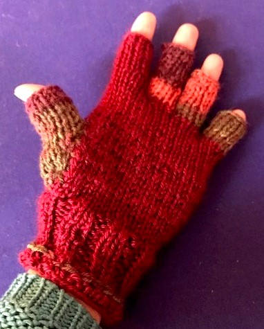 Fingerless/half Finger Gloves for Texting Driving Computer - Etsy
