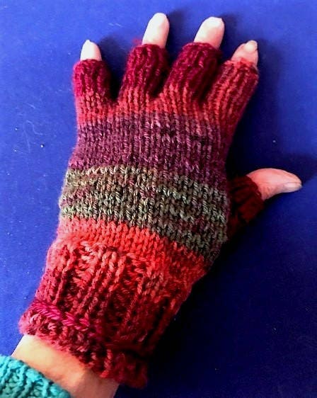 Fingerless/half Finger Gloves for Texting Driving Computer - Etsy