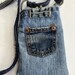 Crossbody Denim Cell Phone Pouch - Etsy