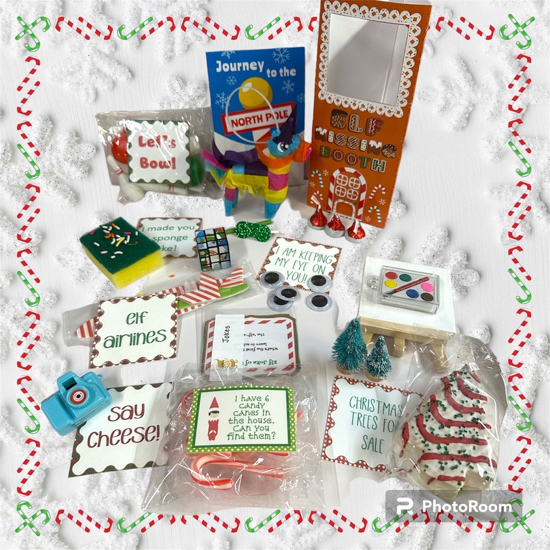 12 Day Elf Activity Kit Elf Prop Kit Elf Arrival Elf Games - Etsy