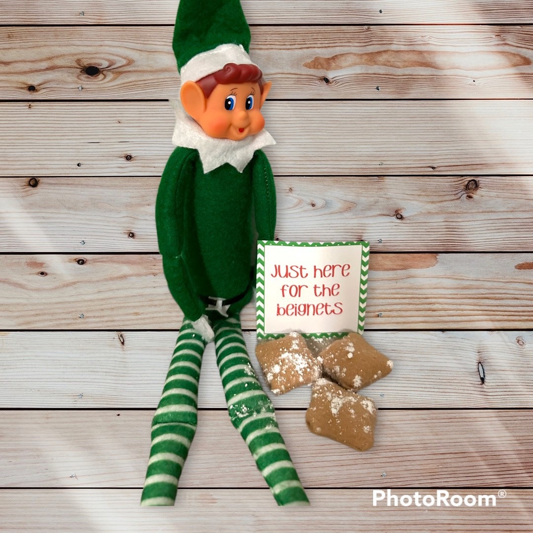 Elf Prop Elf Kit Elf Shenanigans Elf Mail Beignets - Etsy