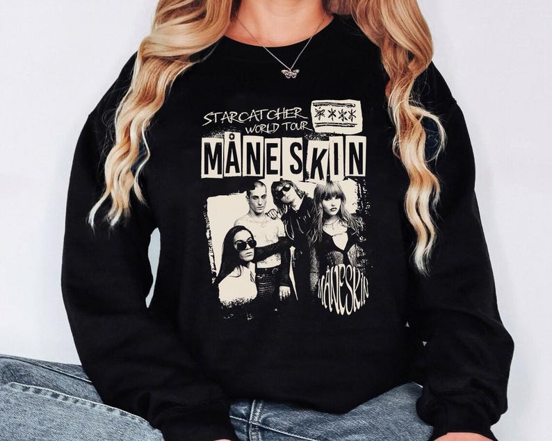 Maneskin Band Design Png, Maneskin Tour SVG, Rock Band Tour Graphic ...