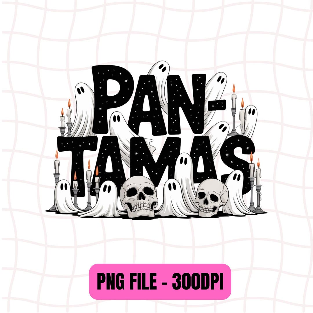 Halloween Pan-tasmas Ghosts PNG, Cute Cartoon Ghost With Coffee Pasta ...