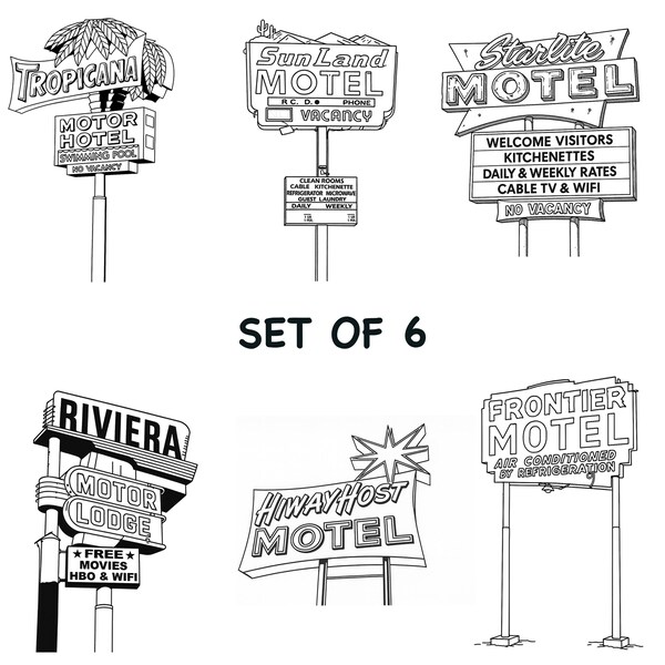 Motel Signs - Etsy
