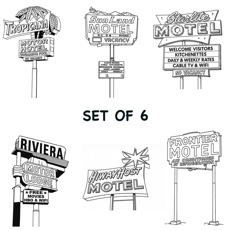 Motel Signs - Etsy