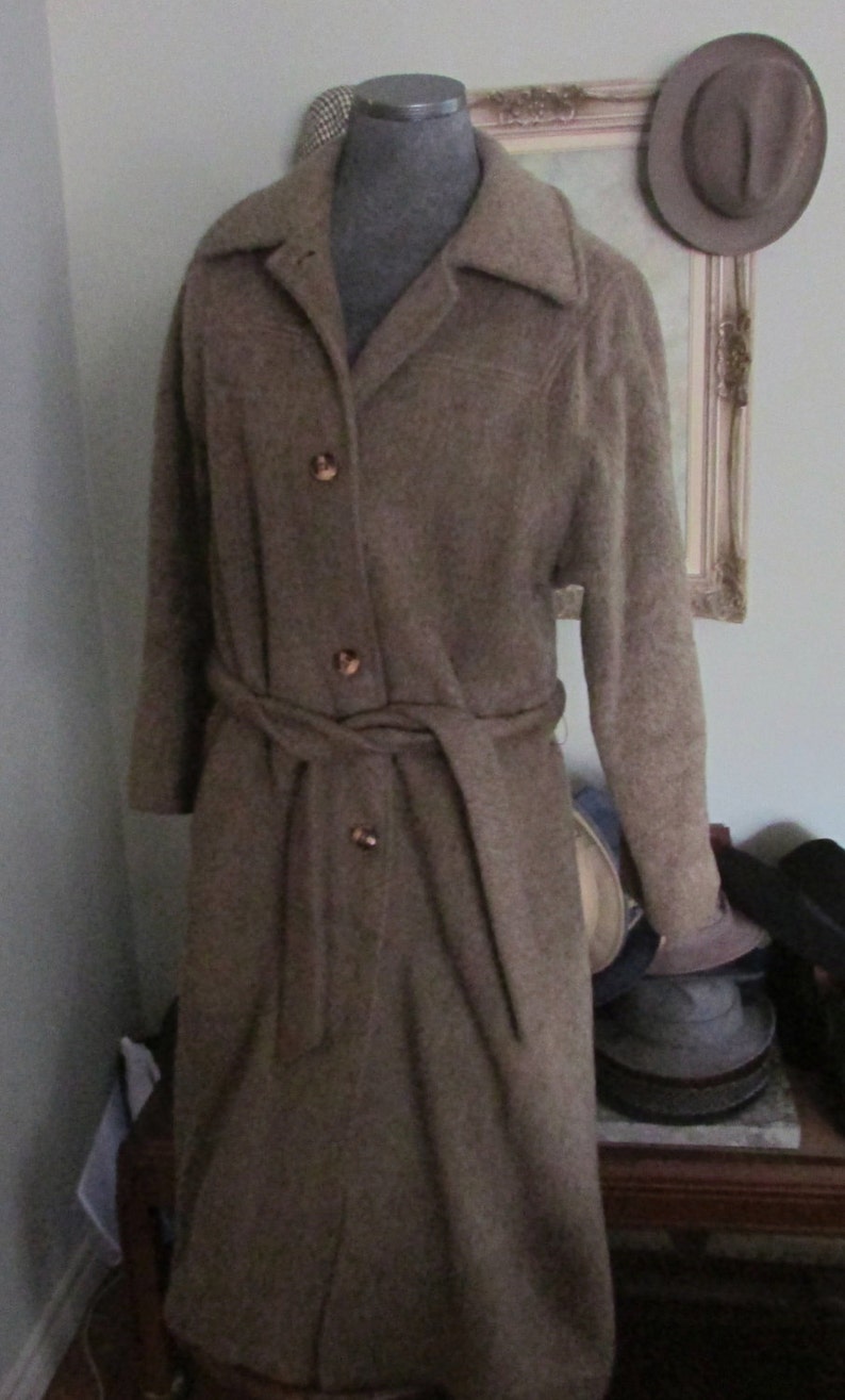 Vintage Ladies JACOB CROWLEY Full Length Wool Coatfemale | Etsy Canada