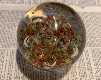 Glass paperweight | Etsy