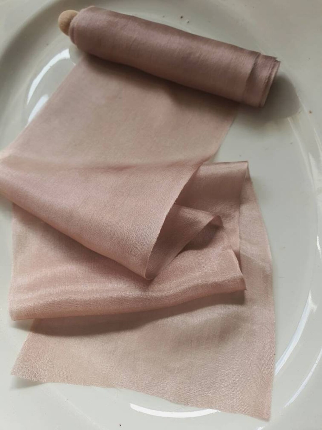 Pale Dusty Pink Fine Art Silk - Etsy