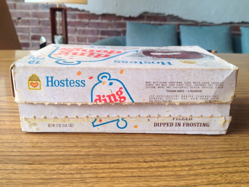 Vintage Hostess Ding Dongs Box | Etsy