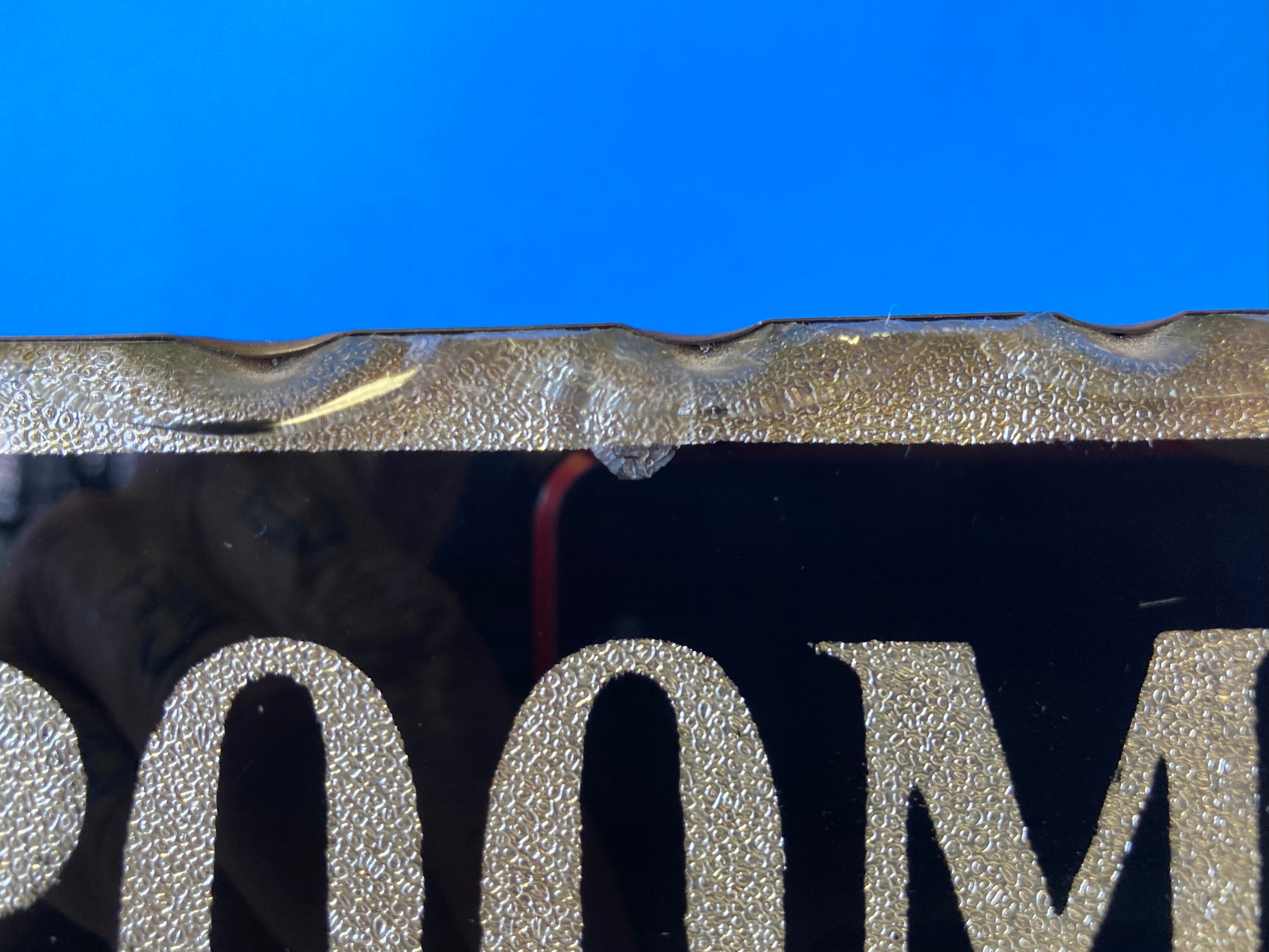 ROOMS Reverse Glass Sign - Etsy