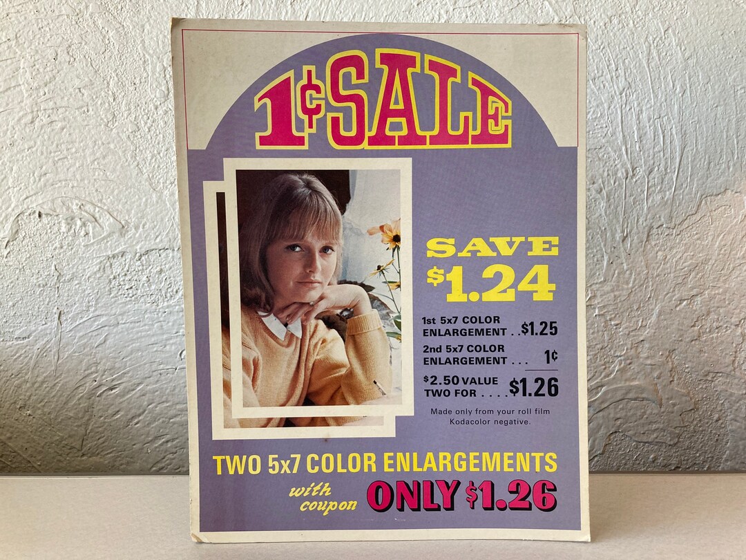 Vintage Camera Store Counter Sign - Etsy