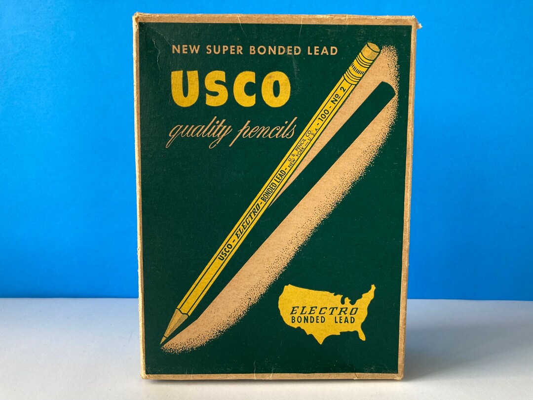Vintage USCO Pencil Box - Etsy