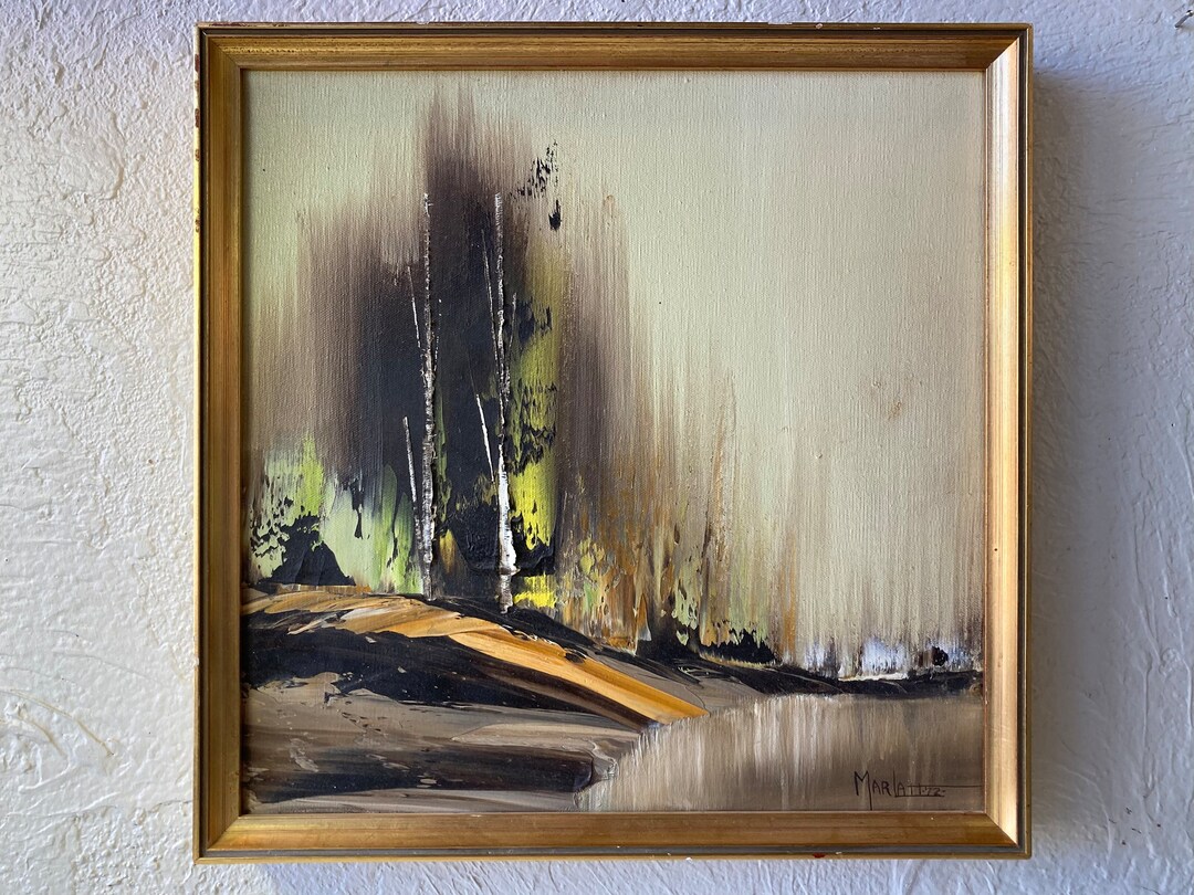 Original Tom Marlatt Abstract Landscape 1972 - Etsy