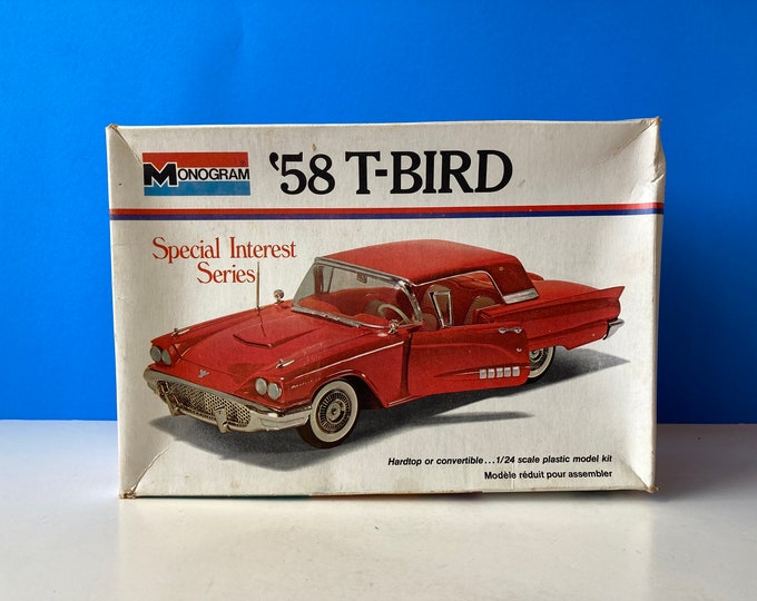 Monogram '58 T-bird Kit Read Description - Etsy