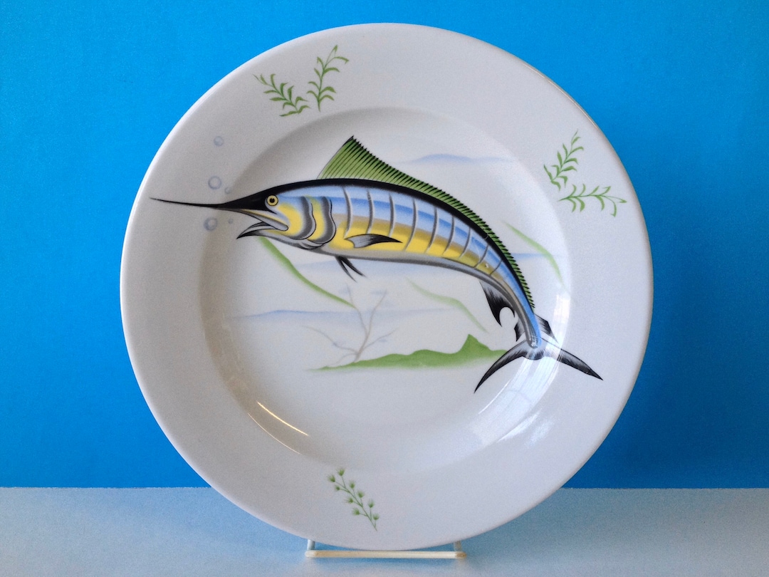 Large Rego Sailfish Plate - Etsy