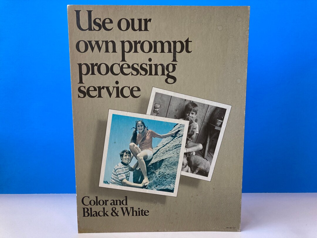 Vintage Camera Store Sign Processing Service - Etsy