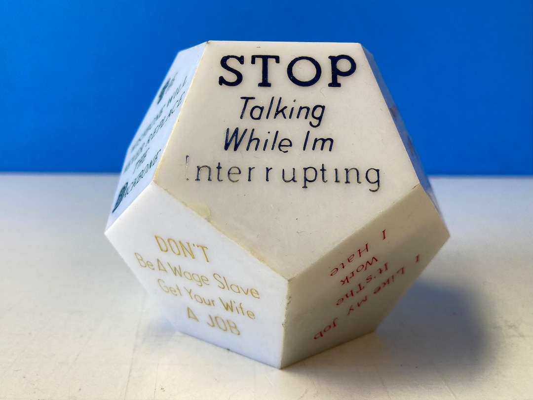 Dodecahedron Paperweight Funny Phrases - Etsy