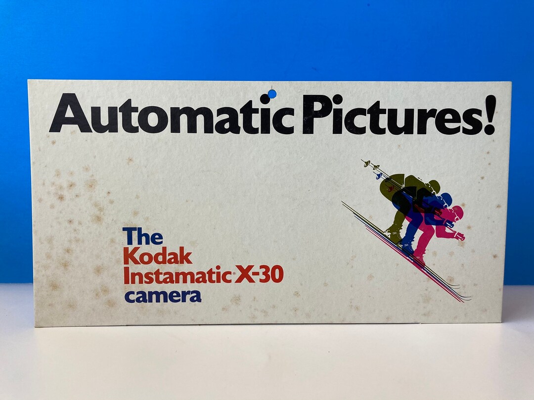 Vintage Camera Store Sign Kodak Instamatic X-30 - Etsy