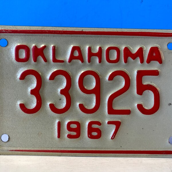 Oklahoma License Plates - Etsy