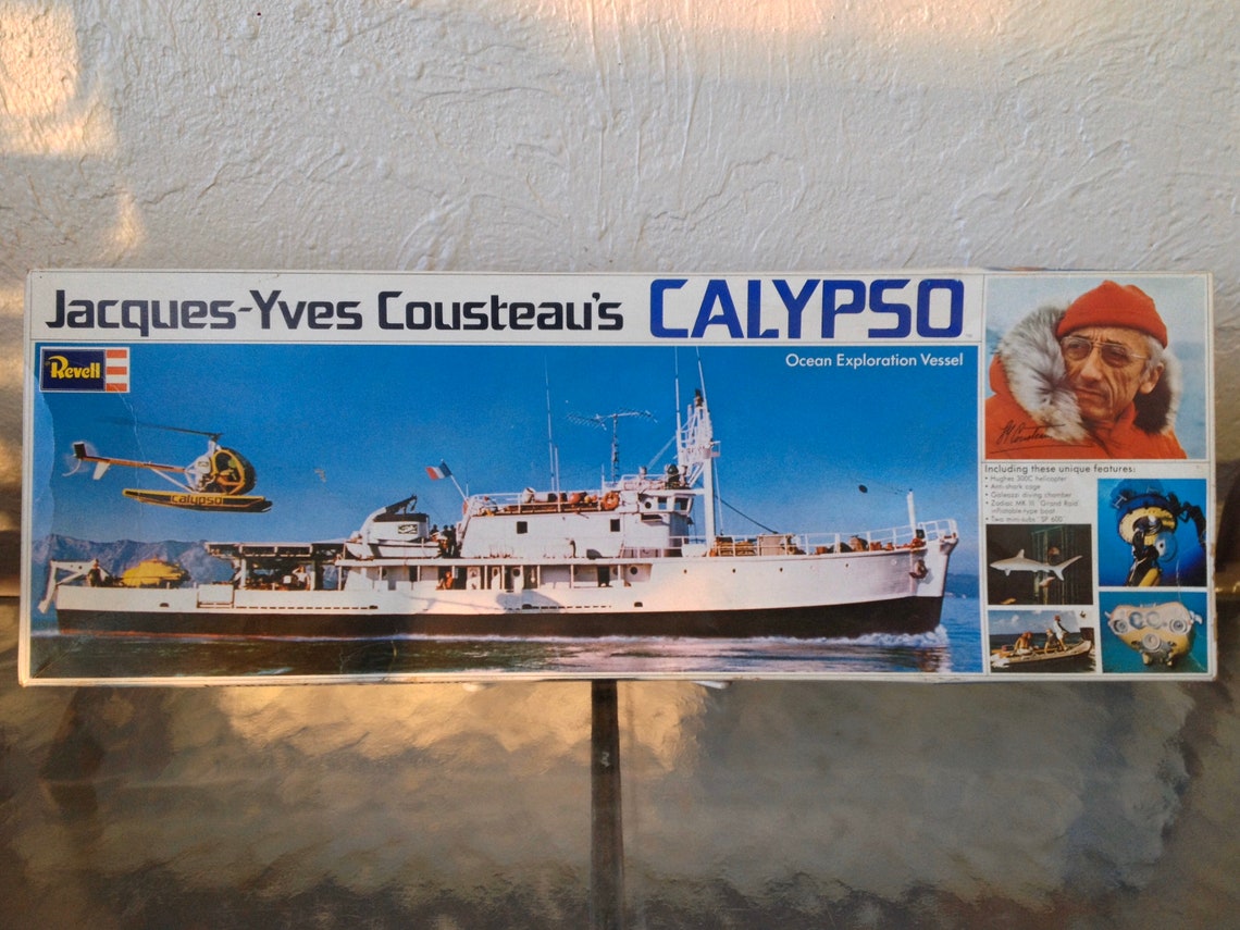 Vintage Revell Jacques-Yves Cousteau's Calypso Model | Etsy